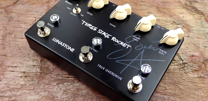 February Featured Pedal Lunastone Three Stage Rocket | FX Pedal Planet ...